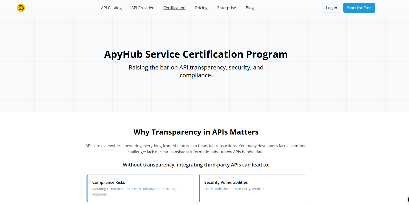 ApyHub API Certification Program - ApyHub